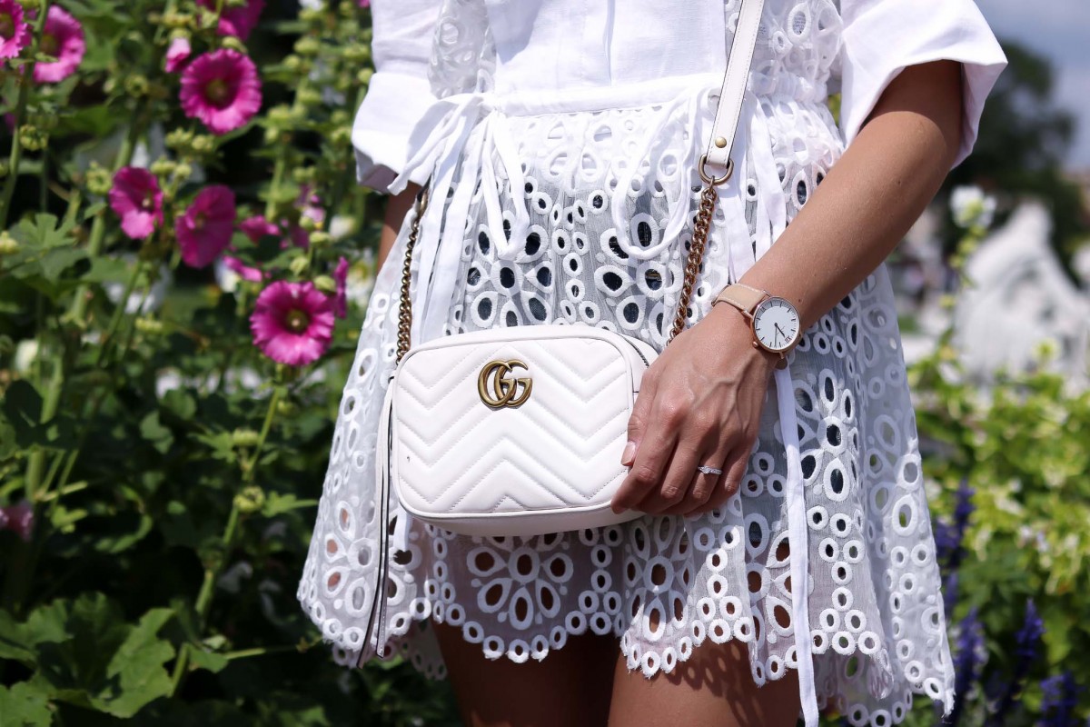Eyelet Dress, Lace Ups & Gucci Marmont | Vienna